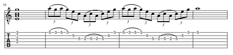 Minor 7th Arpeggios Part - 1 - Delco Guitar Academy